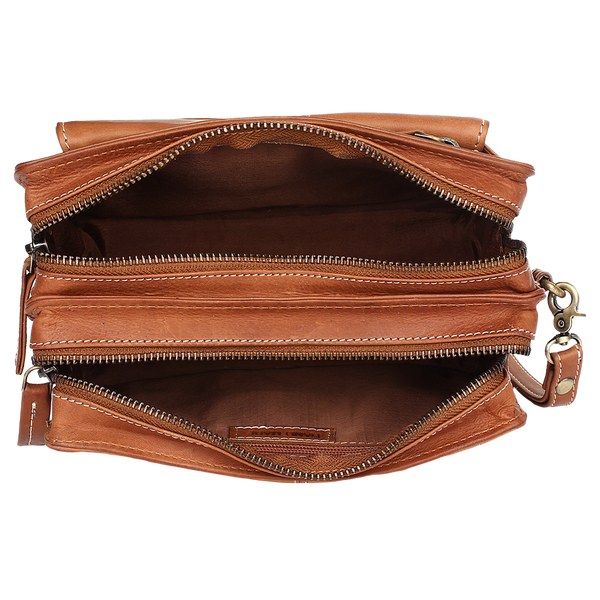 Men's Leather Hand Pouch Purse Wallet Clutch Wrist Bag - PNRCRAFTS